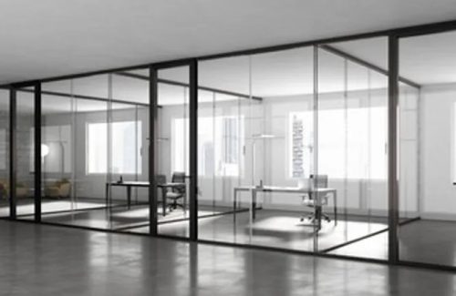 Glass Partition Walls - Sea of Glass and Mirrors
